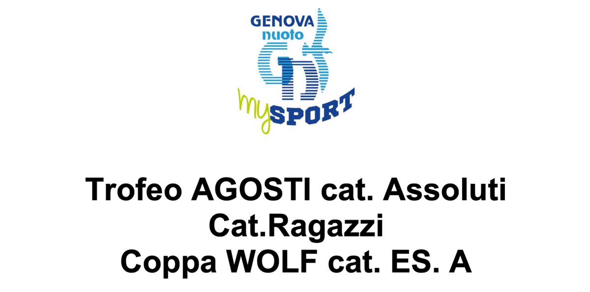 Trofeo Agosti – Coppa Wolf